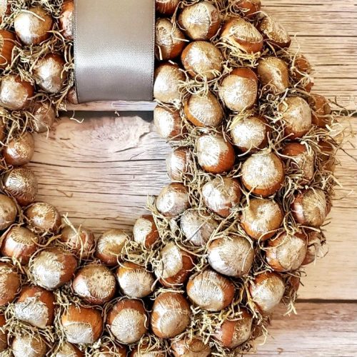 Create Your Gorgeous Fall Nut Wreath Decor Now! - Cloches & Lavender