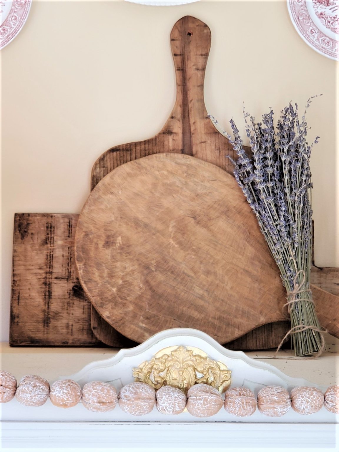 Easy Fall Walnut Garland - Cloches & Lavender