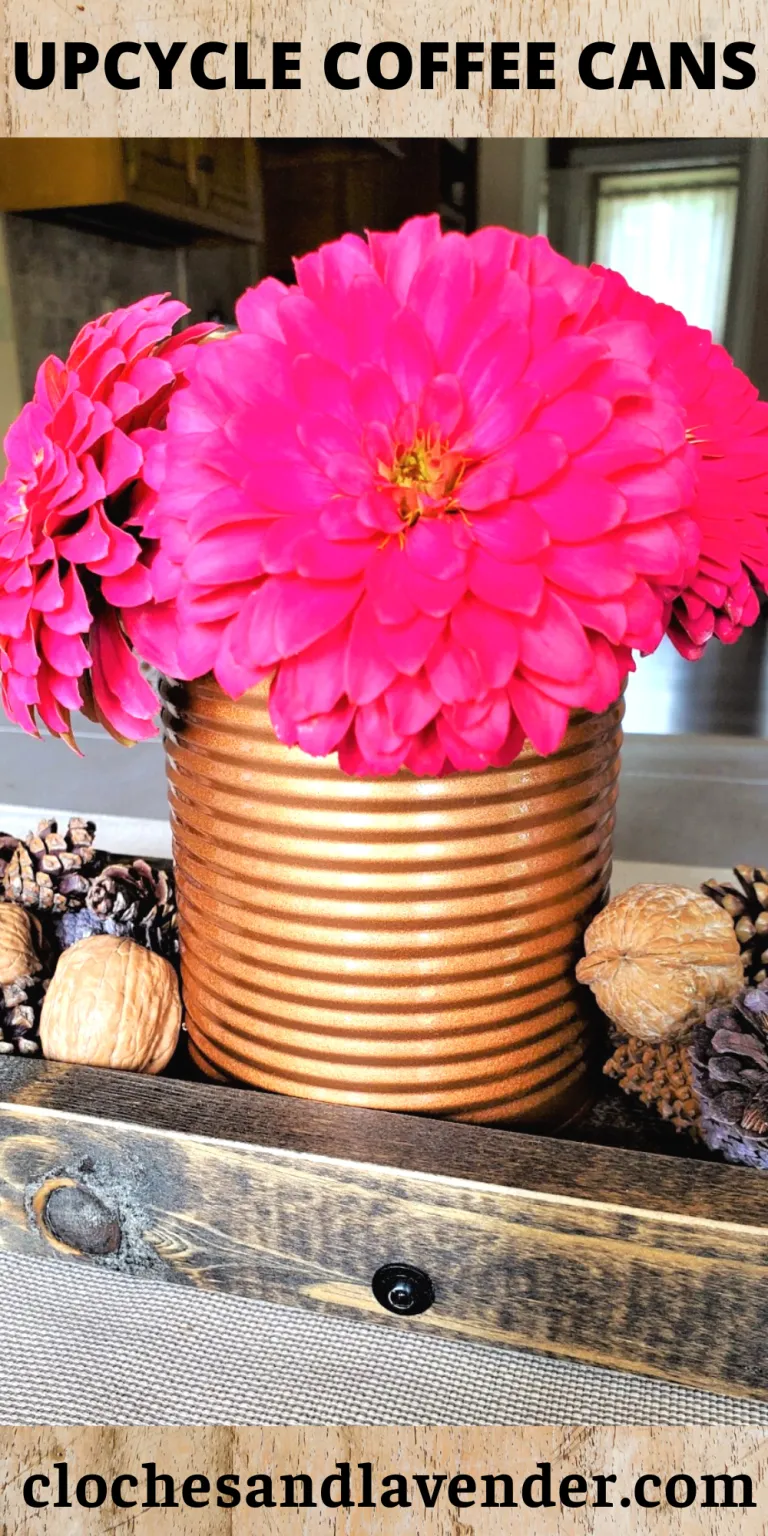 11 Best Ways to Upcycle Coffee Cans and Containers - Cloches & Lavender