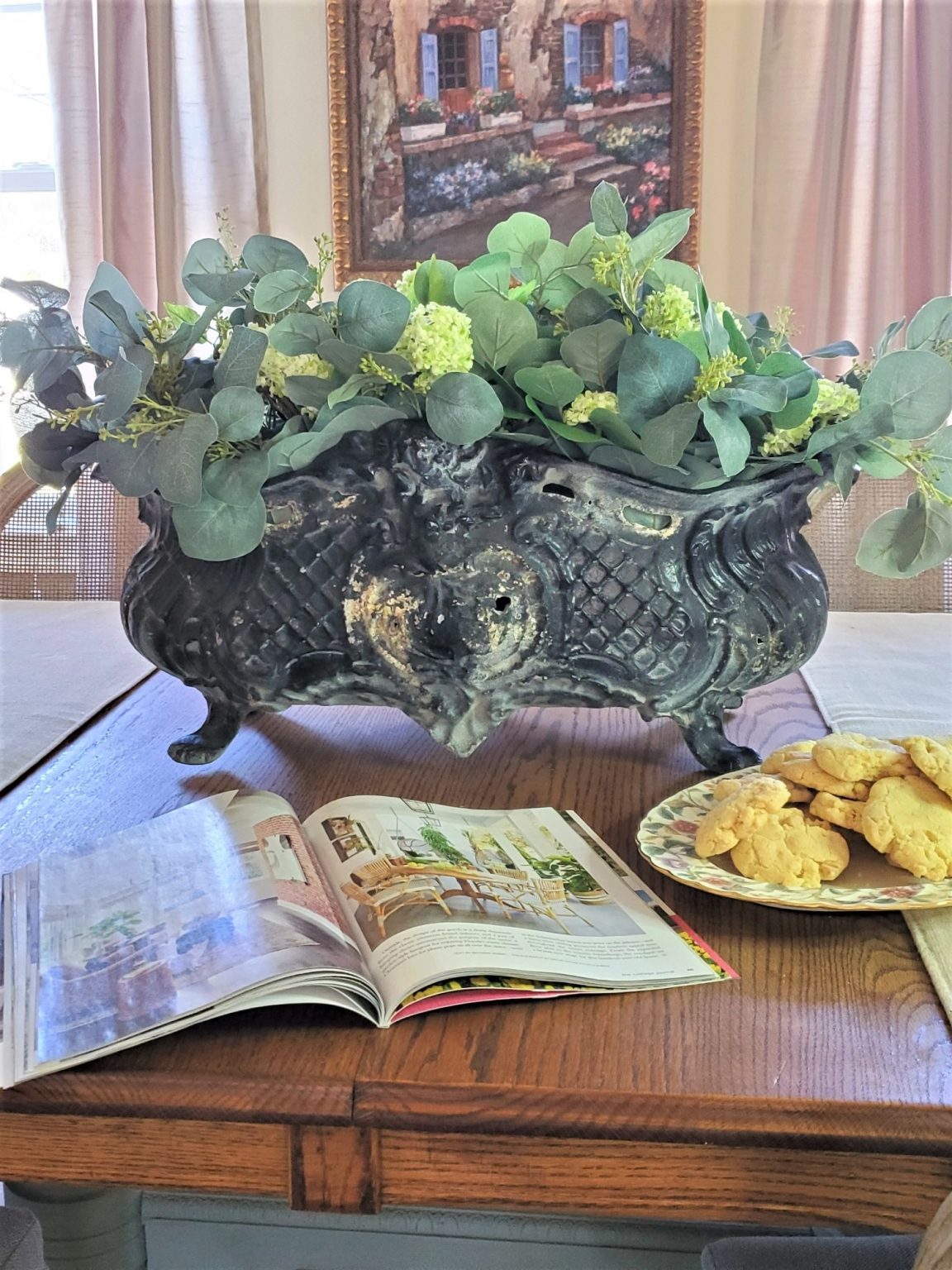 Easy French Country Spring Decorating Ideas Tour - Cloches & Lavender