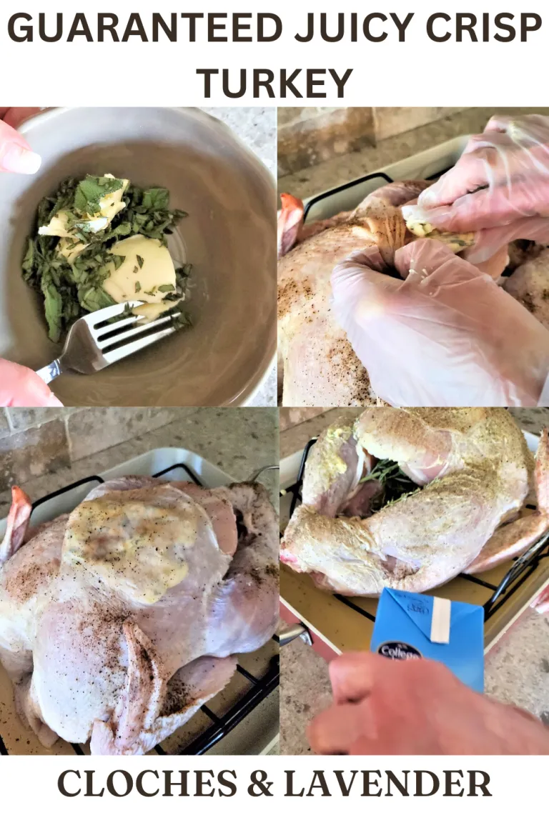 Juicy Crispy Roast Turkey Guaranteed - Cloches & Lavender