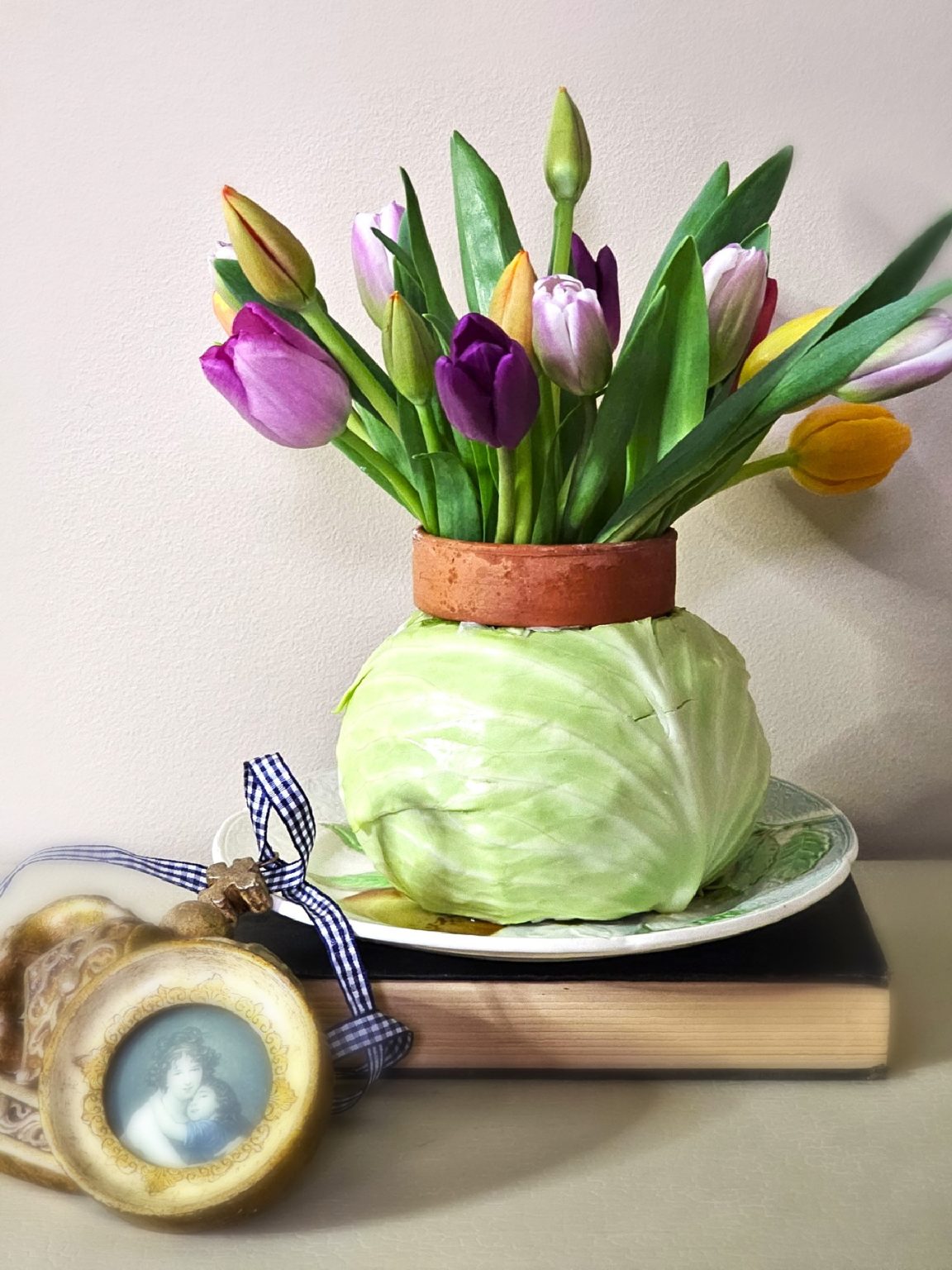 Make a Cabbage Vase Fast — Try This Now! - Cloches & Lavender