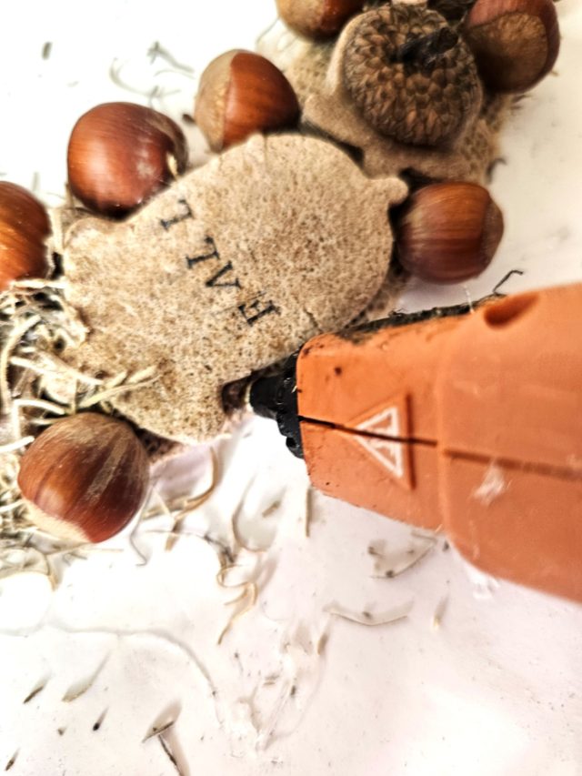 DIY Fall Salt Dough Wreath for Easy Cozy Decor! - Cloches & Lavender