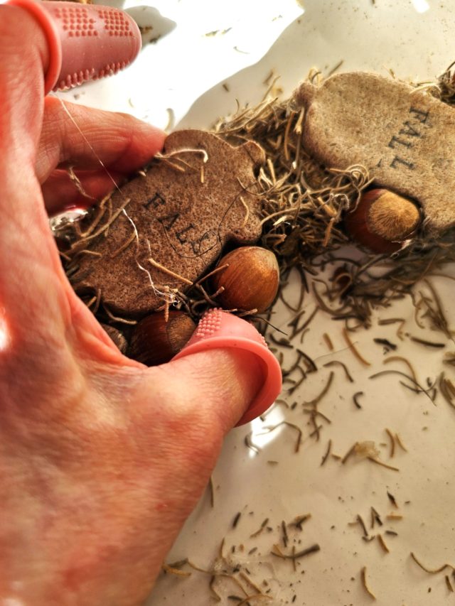 DIY Fall Salt Dough Wreath for Easy Cozy Decor! - Cloches & Lavender